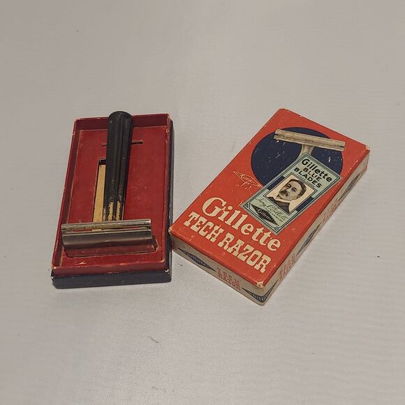 gillette | Grooming | Vintage Gillette Tech Safety Razor With Original ...